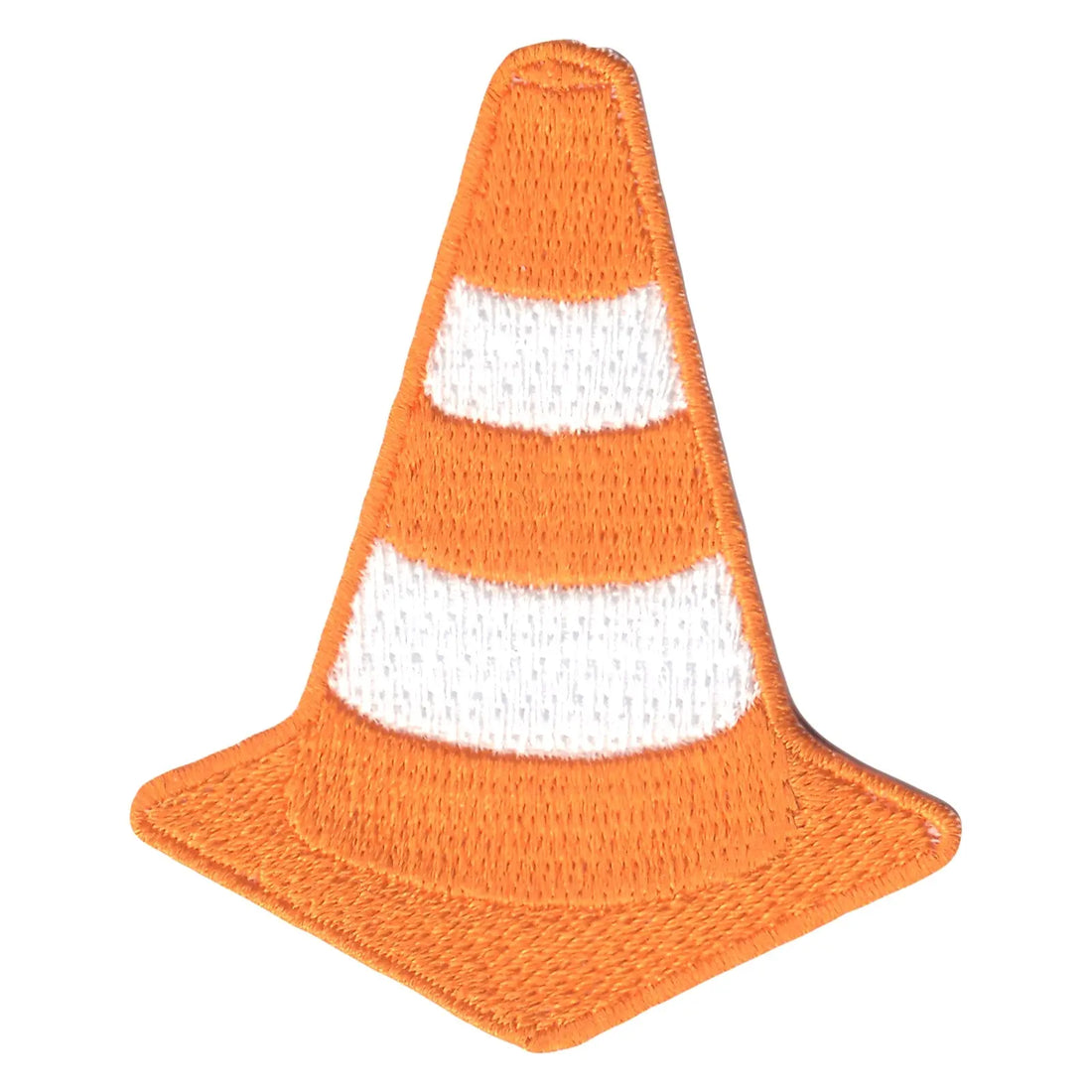 Orange Traffic Cone Iron On Patch – Patch Collection