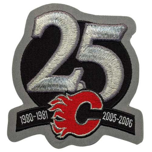Calgary Flames 25th Anniversary Jersey Patch (2006) – Patch Collection