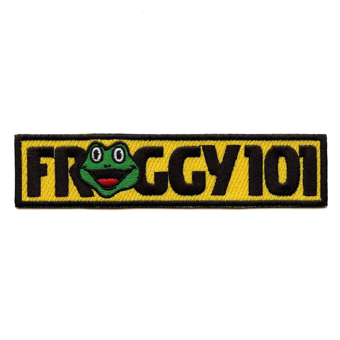 Froggy 101 Paper Company Logo Embroidered Iron On Patch – Patch Collection