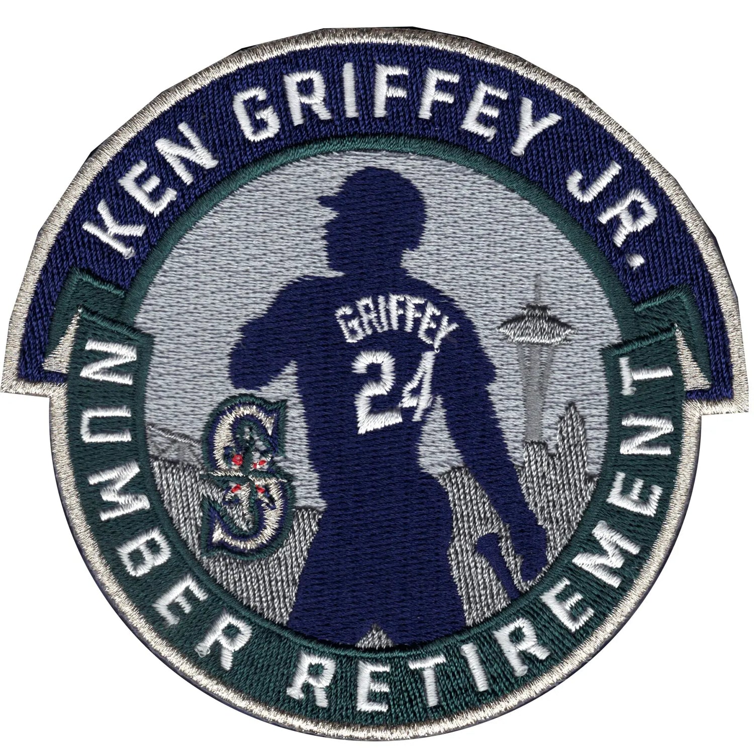 Seattle Mariners Ken Griffey Jr Number Retirement Patch (Teal) – Patch ...