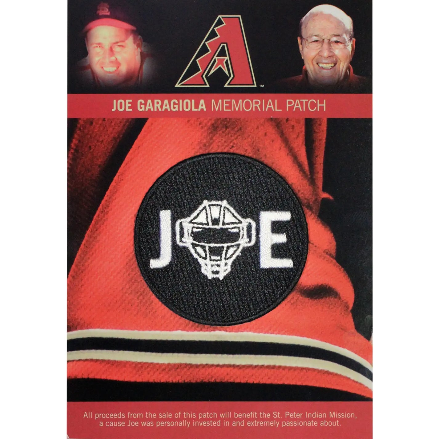 Joe Garagiola Arizona Diamondbacks Memorial 'Joe' Jersey Sleeve Patch ...