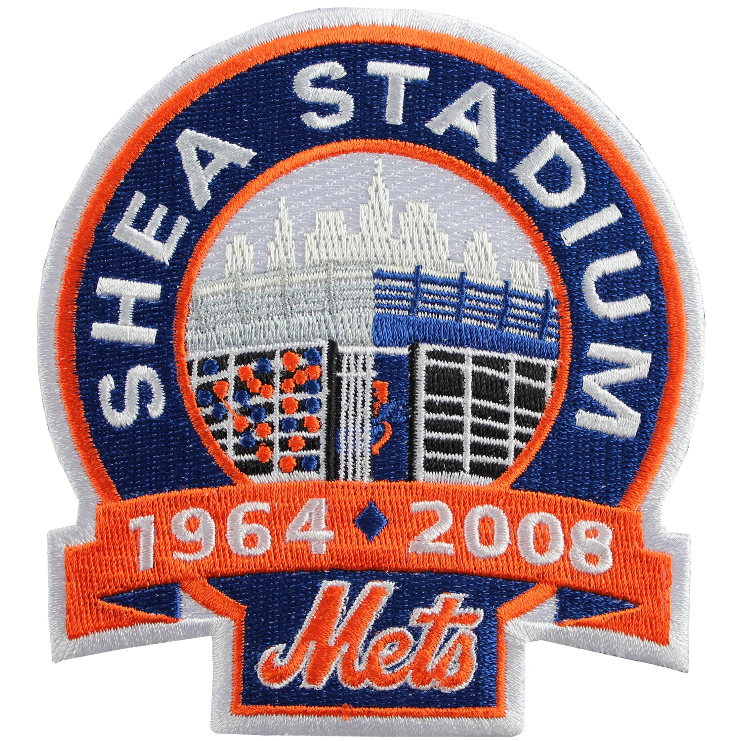 2008 New York Mets "Shea Stadium" Closing Jersey Patch – Patch Collection