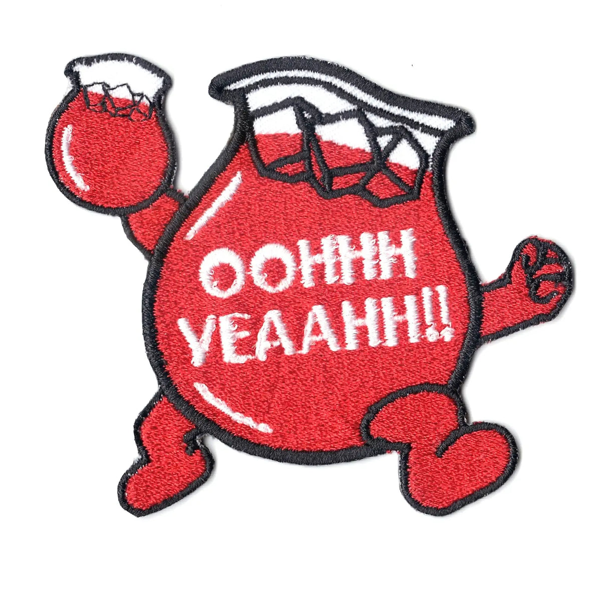 OOHHH YEAAHH Kool Red Drink Iron On Patch – Patch Collection