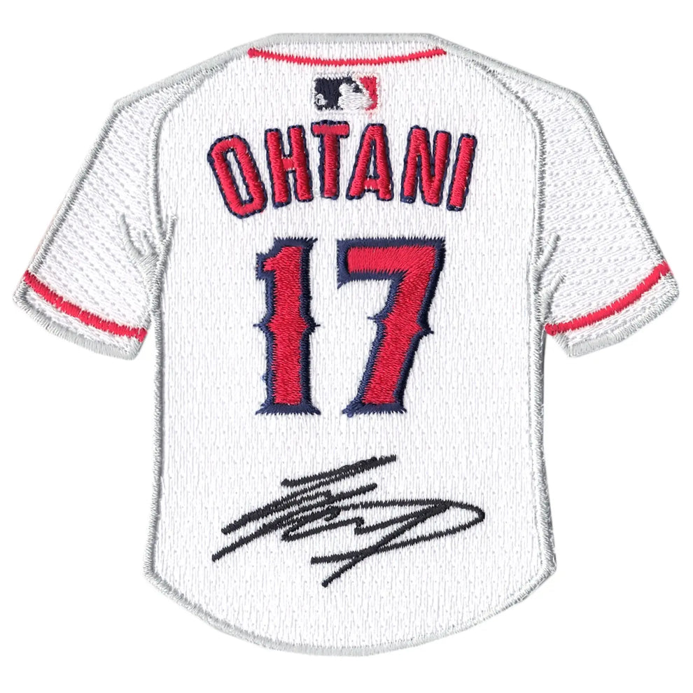 2018 Shohei Ohtani Los Angeles Angels Jersey With Signature Fan Patch ...