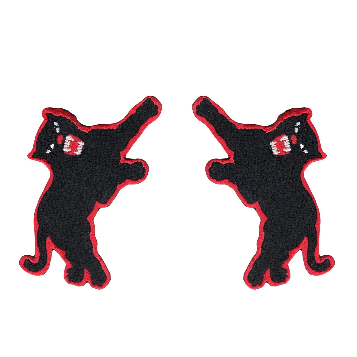 Panther Combo Sneaker Iron On Applique Patch (Red) – Patch Collection
