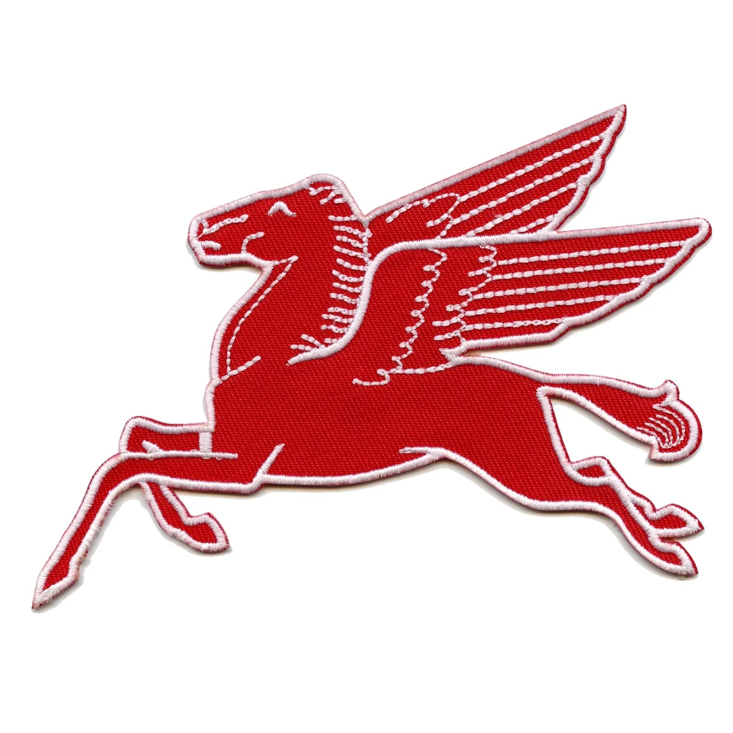 Red Flying Pegasus Iron On Embroidered Patch – Patch Collection