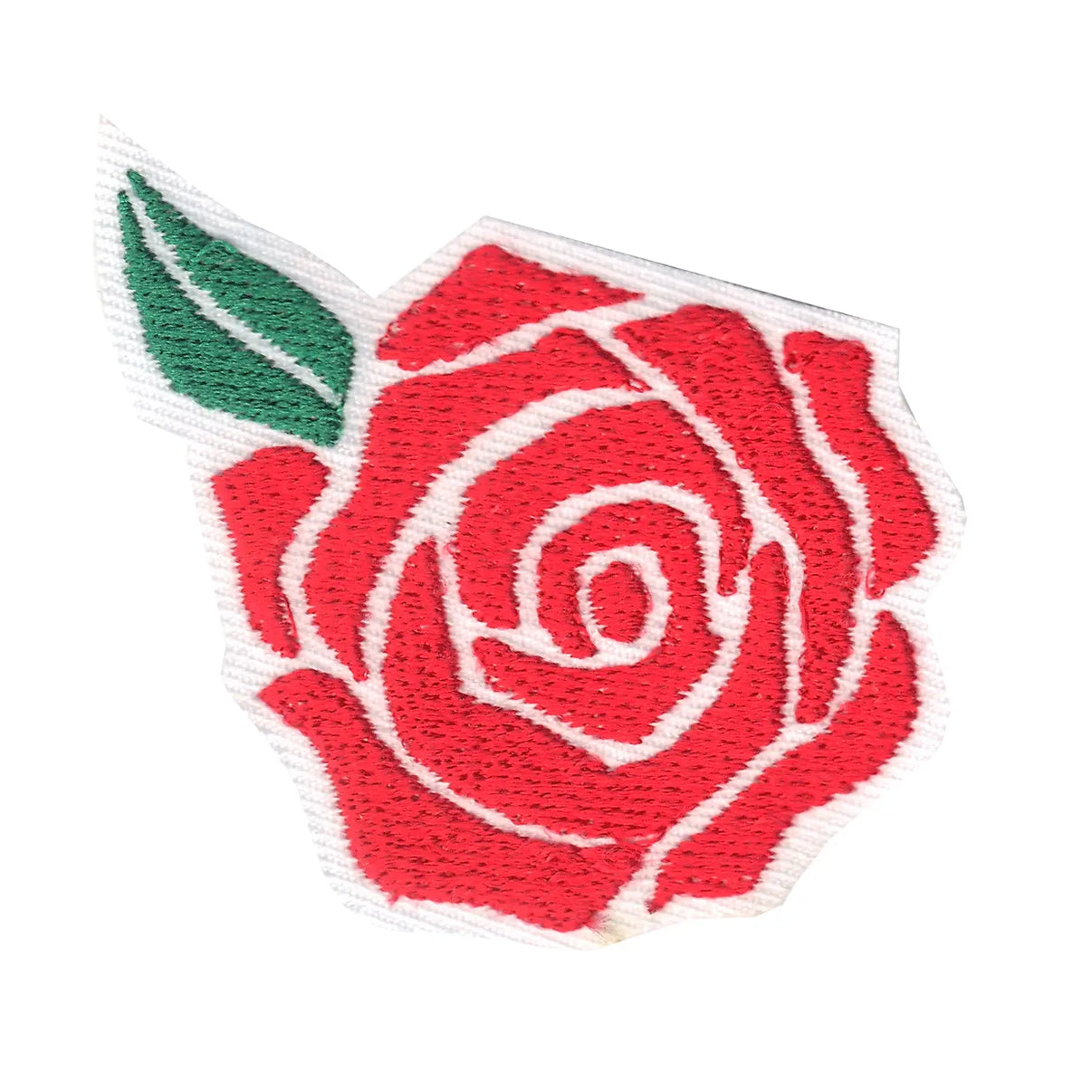 Simple Rose Iron On Embroidered Patch – Patch Collection