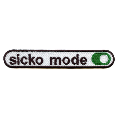 Sicko Mode On Switch Embroidered Iron On Patch – Patch Collection