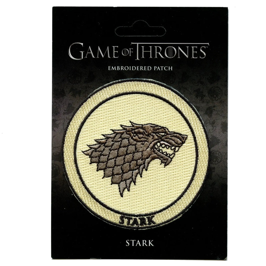 Official Game Of Thrones House Stark HBO Embroidered Patch – Patch ...