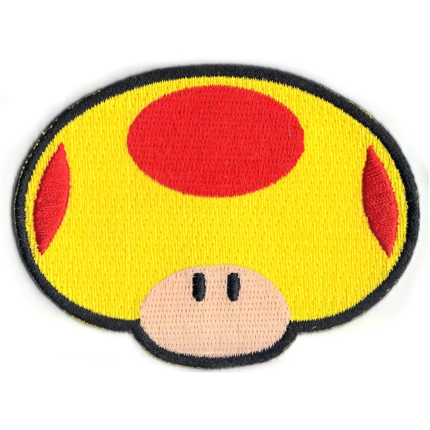 Nintendo Super Mario Game Yellow Mega Mushroom Iron On Patch – Patch ...