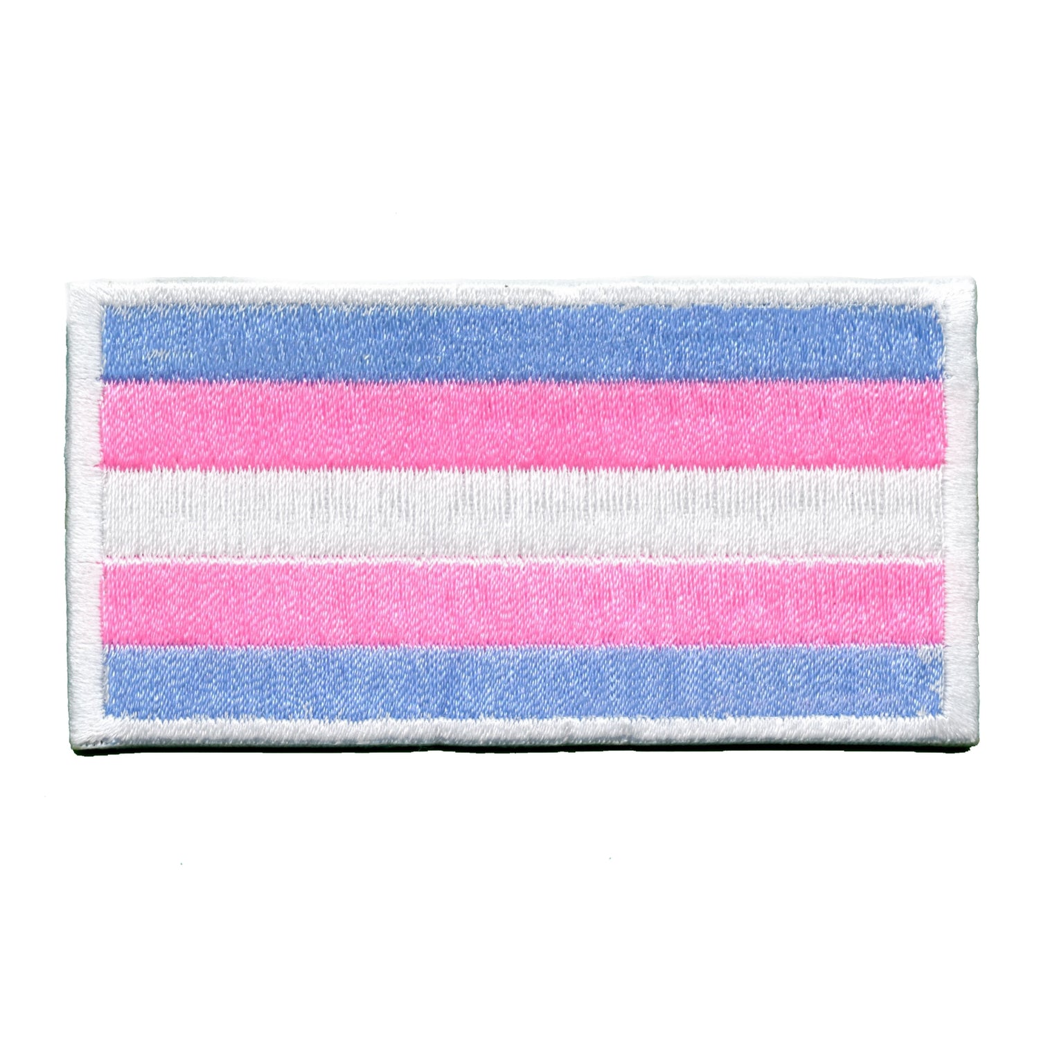Transgender Pride Flag Patch LGBTQ+ Embroidered Iron On – Patch Collection